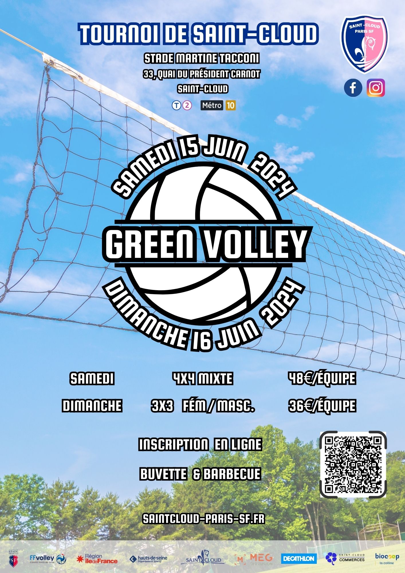 GREEN VOLLEY 2024 – LANCEMENT DES INSCRIPTIONS – Club de Volley 92 ...